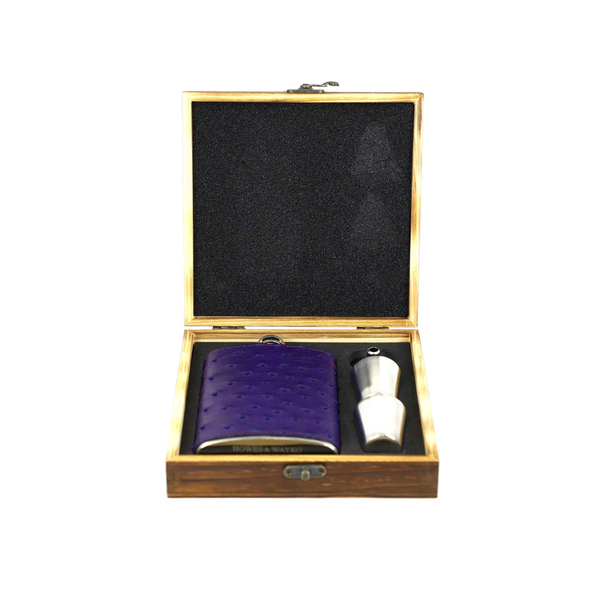 ACAN PURPLE OSTRICH FIP FLASK 6oz - ShootMart